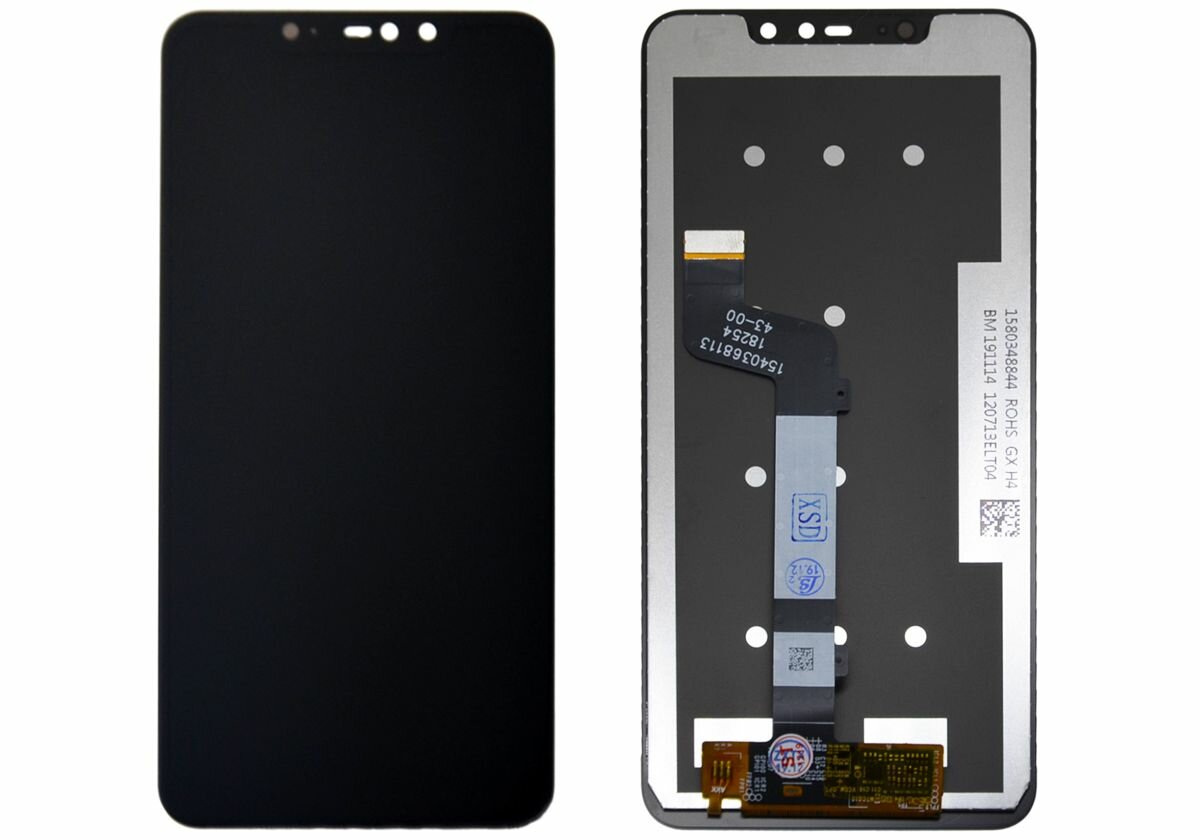 Дисплей для Xiaomi Redmi Note 6 Pro (M1806E7TG M1806E7TH M1806E7TI) (черный)