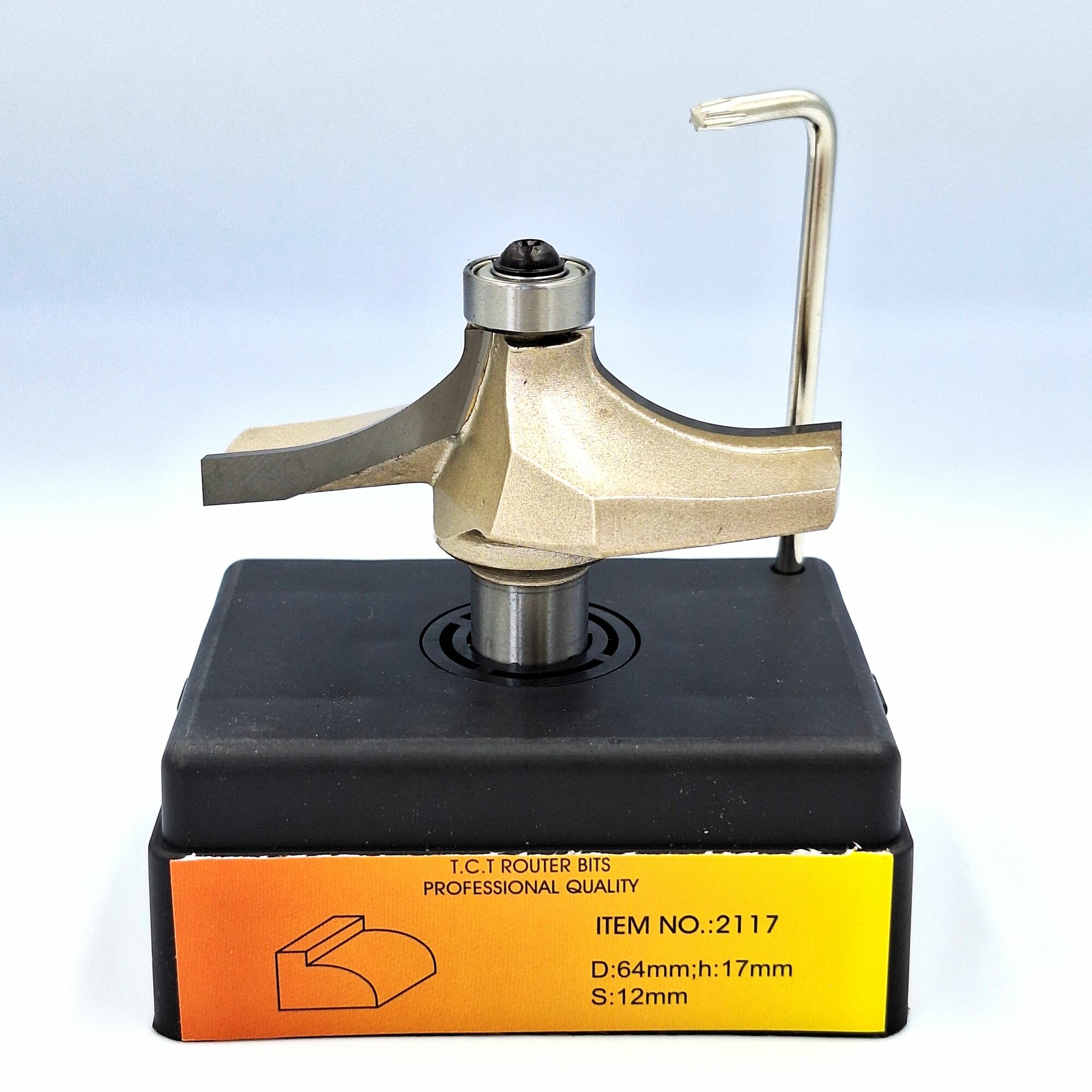 Фреза Globus 2117 D64, хвостовик 12 мм, кромочная калевочная