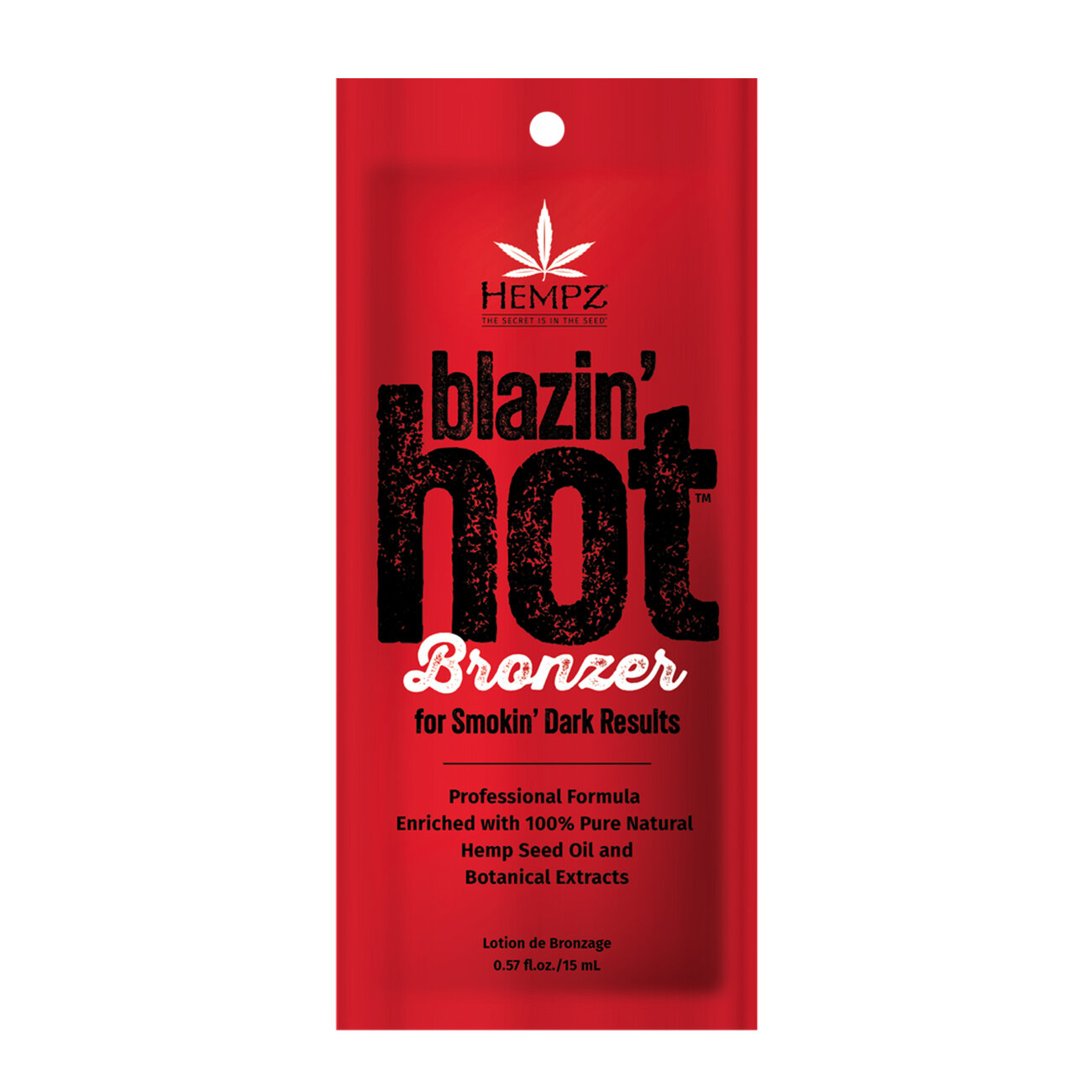 Hempz, Активный тингл-лосьон для загара с комплексным бронзированием Blazin’ Hot, 15 мл