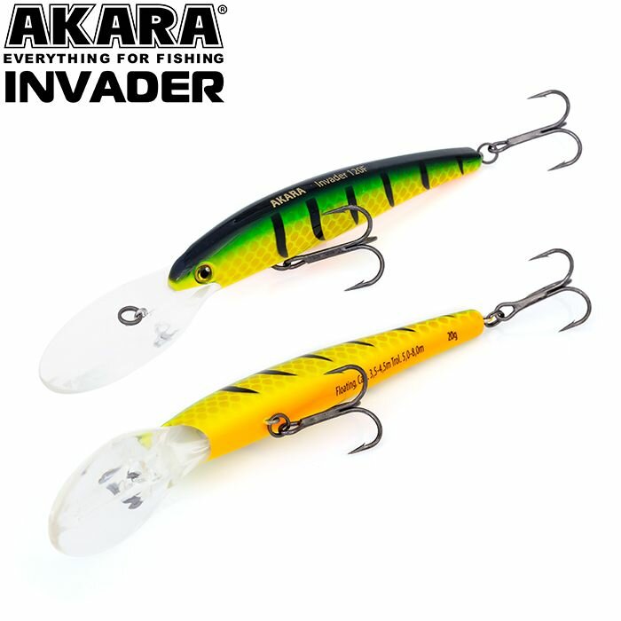 Воблер Akara Invader 120F 20 гр. (5/7 oz 4,7 in) A11