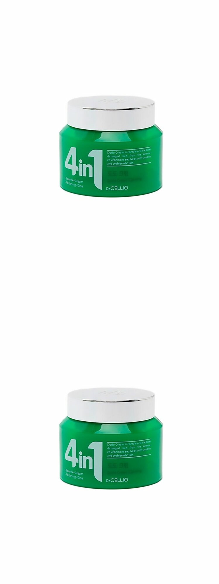 Dr.CELLIO Крем для лица Dr. G50 4 IN 1 Dodo Cream, с центеллой азиатской, 70 мл, 2 шт.