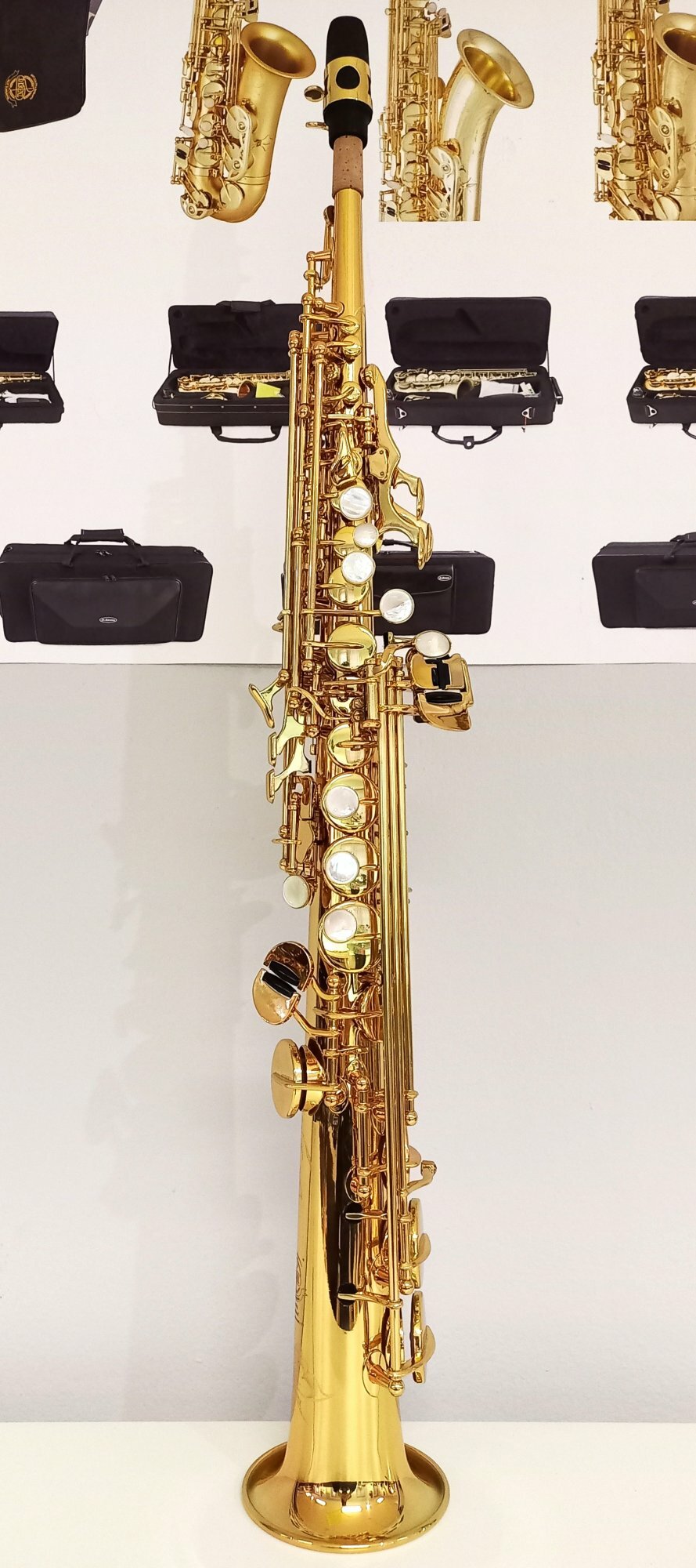 Саксофон Сопрано прямой D.Krenz 755 Gold цельный