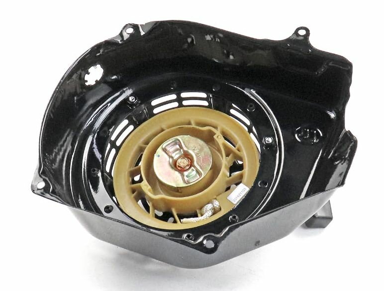 Стартер в сборе с кожухом 168F,168F-2,170F/МБ-2М (2 кулачка) 8-1 чёрный ("LIFAN") (27100)