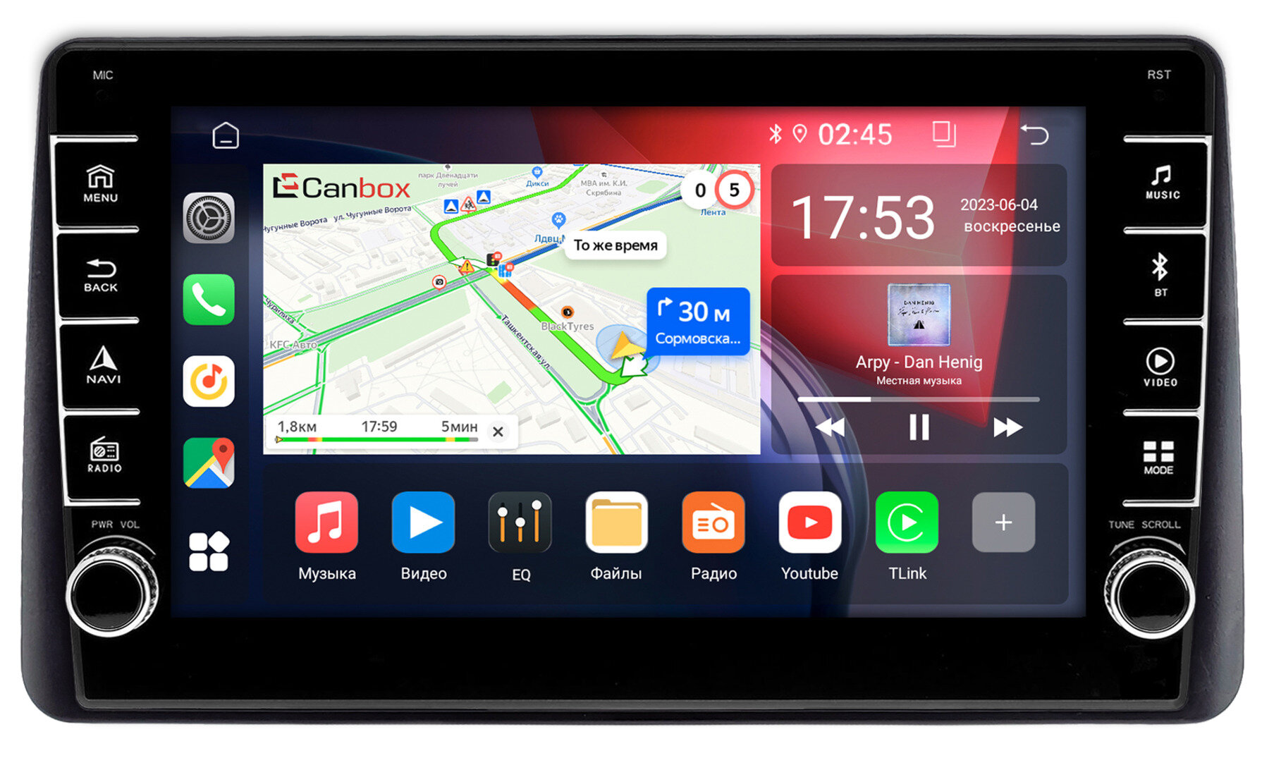 Штатная магнитола Canbox BGT9-1886 Kia Soul 2011-2014 (вместо бардачка, тип 2) 2/32 Android 10 (IPS, DSP, CarPlay)