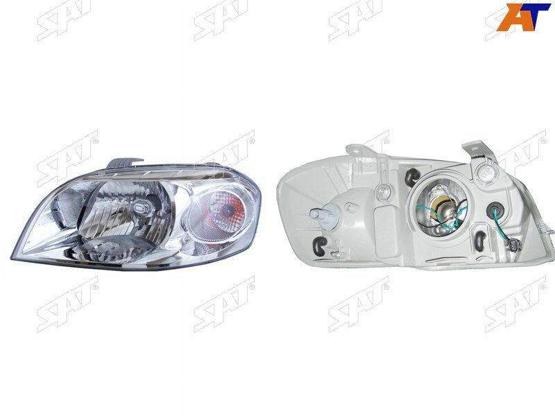 . SAT Фара для CHEVROLET AVEO T250 2005-2011гв 4D левая не под электрокорректор