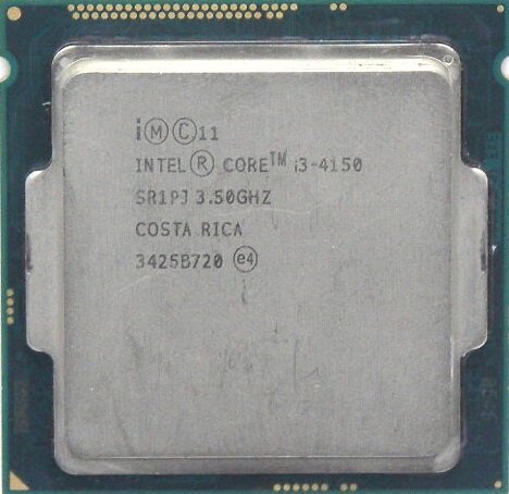 Процессор Intel Core i3-4150 3.5 Ghz, Socket 1150/3Mb/2x, 4x, Core/HD4400, SR1PJ COSTA RICA