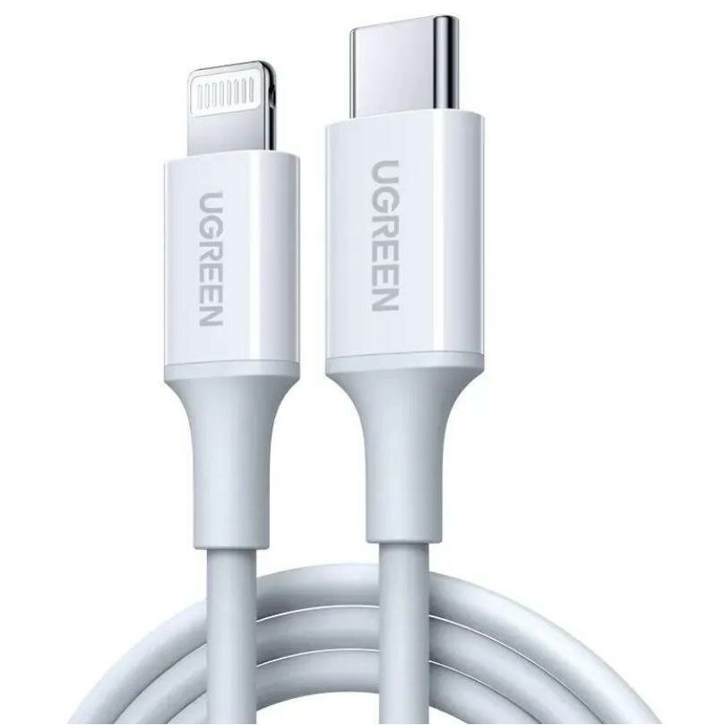 Кабель UGREEN US171 (60749) USB-C to Lightning Cable M/M Белый