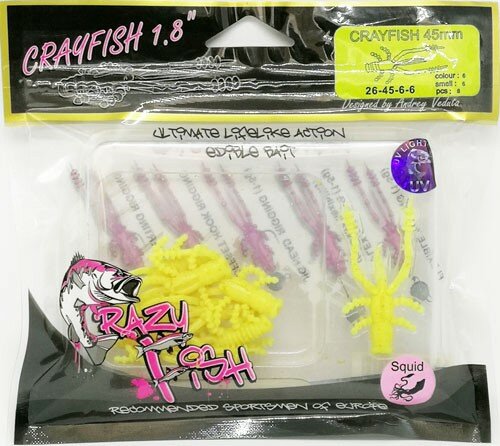 Силиконовая приманка Crazy Fish CRAYFISH 1.8" 26-45-6-6