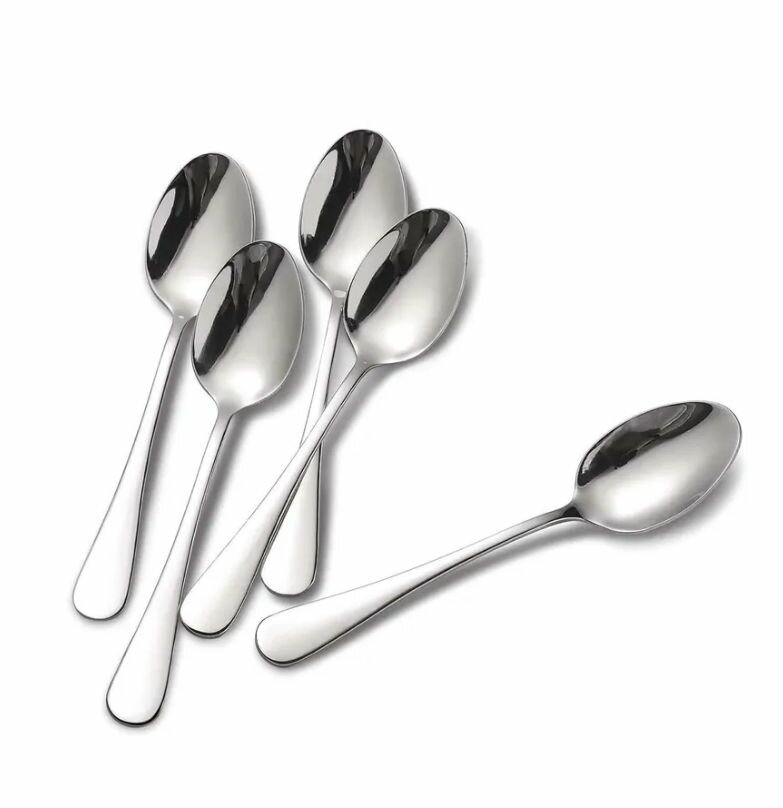 Чайные ложки Quntai 14 см набор 6 штук