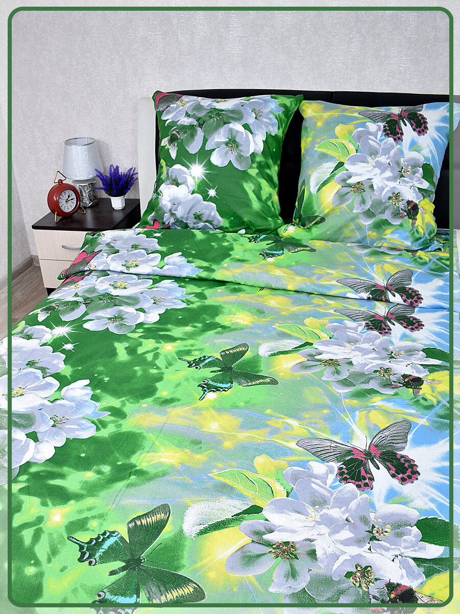 Постельное белье бязь Волшебный сад 1407 1,5 спальное