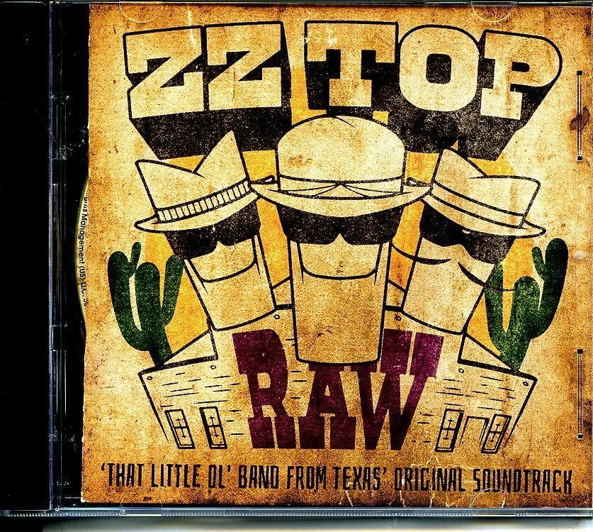 ZZ TOP (New Album ) Raw ('That Little Ol' Band From Texas' Original Soundtrack) 2022 г. Музыкальный компакт диск