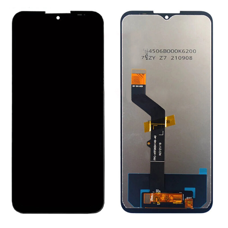 Дисплей (экран) в сборе с тачскрином для Motorola Moto Defy черный (Premium LCD) / 720х1600