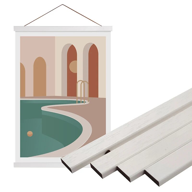 Деревянные магнитные рамки VCC для постеров Белый, 45cm, white frame