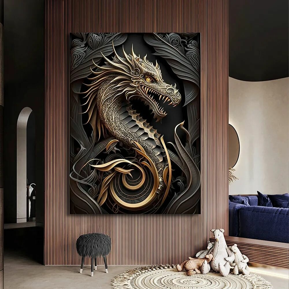 Инь-Янь картина от ВсеКартины. Тут, на деревянном подрамнике, 40x60 см