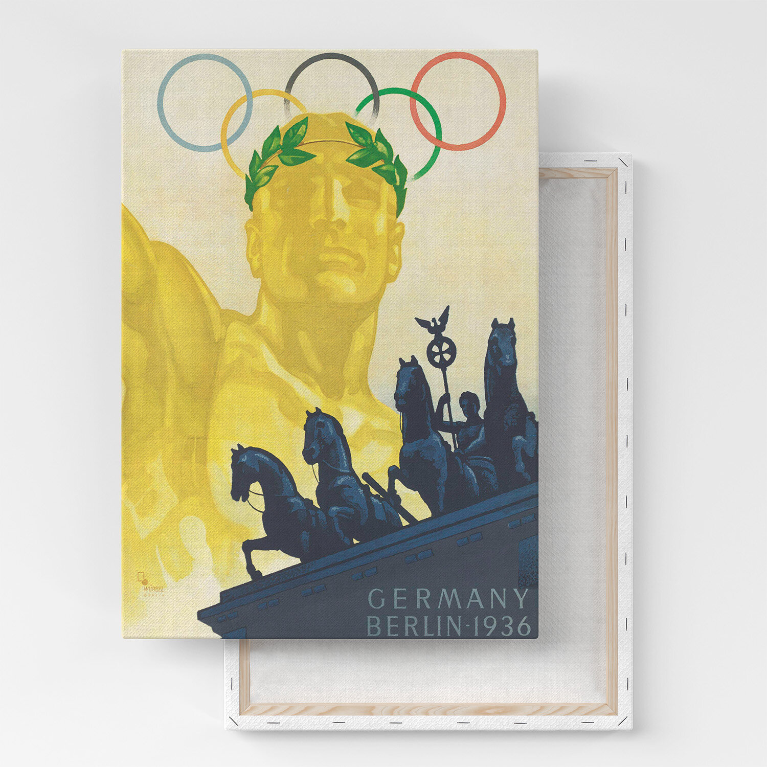 Картина на холсте, репродукция / Germany Berlin / Размер 40 x 53 см