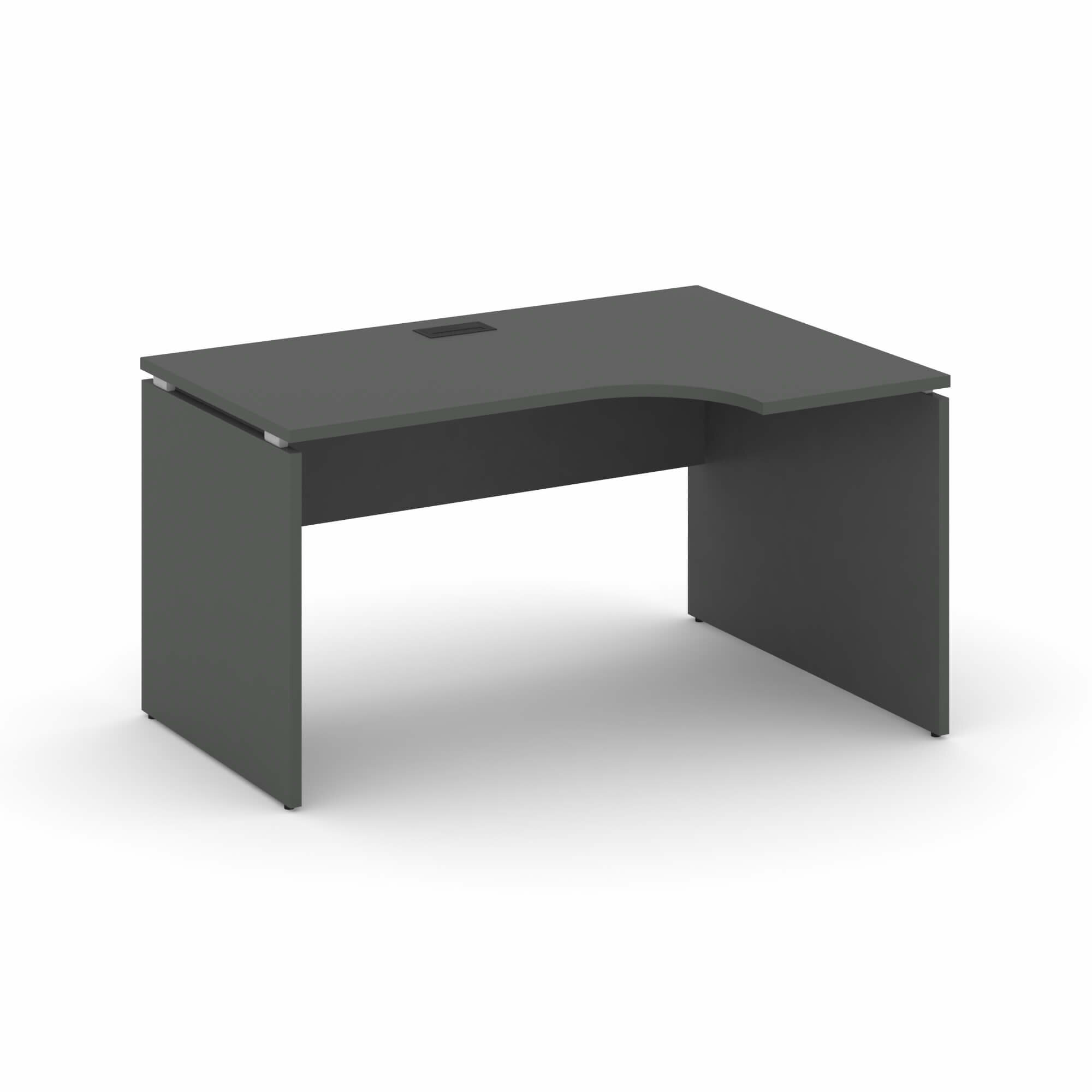 Стол угловой письменный правый Стайл Проджект/Style Project Riva SN-D. SPA-001(R) Антрацит NEW 1380*600 / 980*750