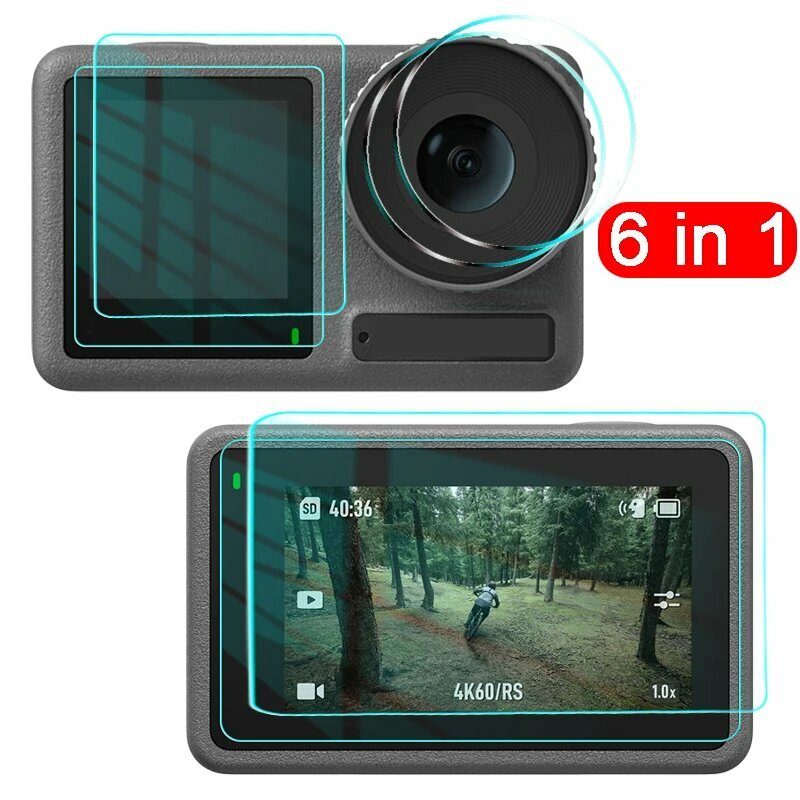 Защитное стекло 6 в 1 для DJI Osmo Action 4