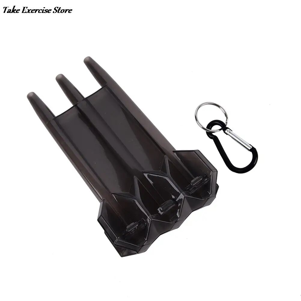 Пластиковый чехол для дротиков 5 цветов Черный, черный