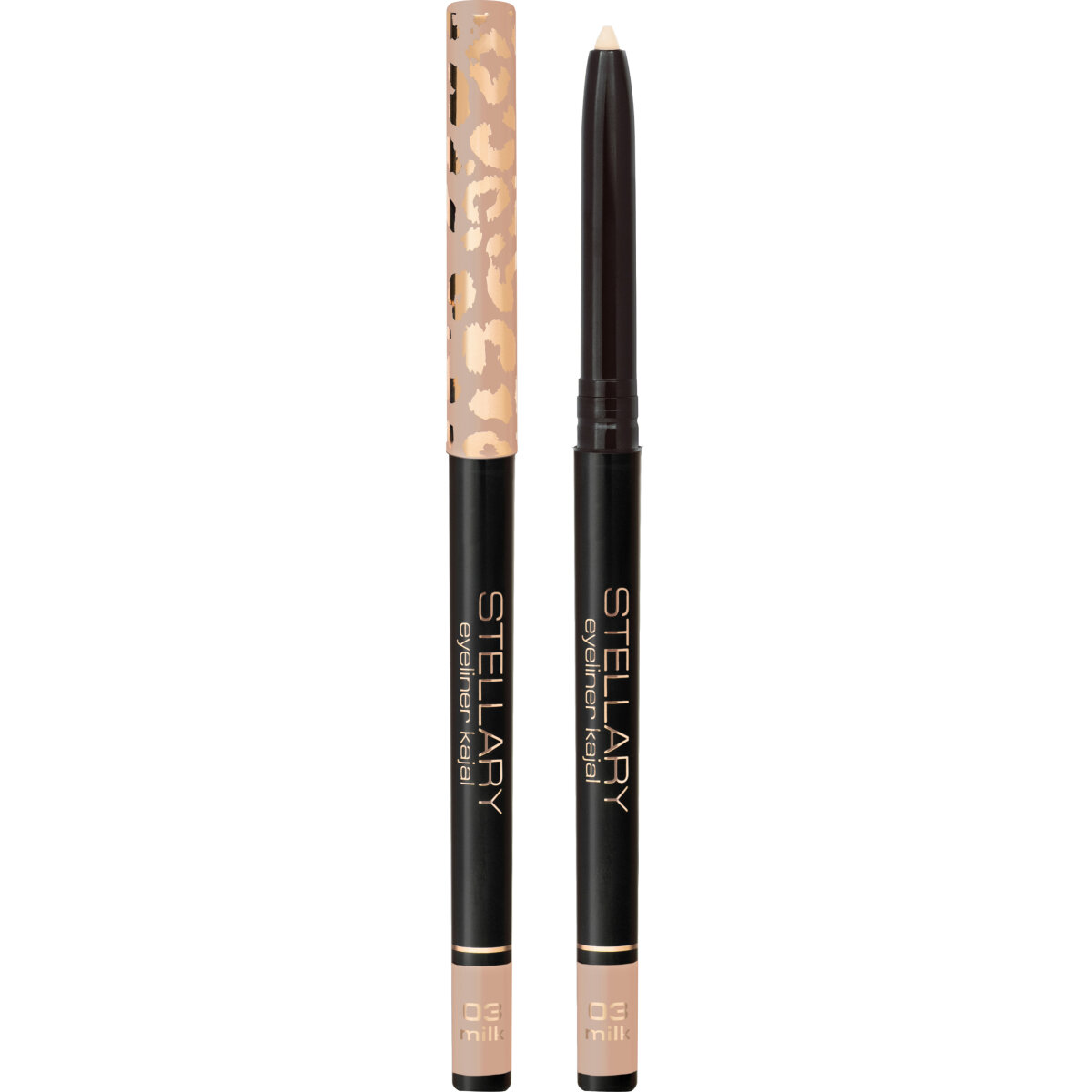 Автоматический карандаш для глаз Stellary eyeliner kajal, тон 03 Milk, 0,28 г