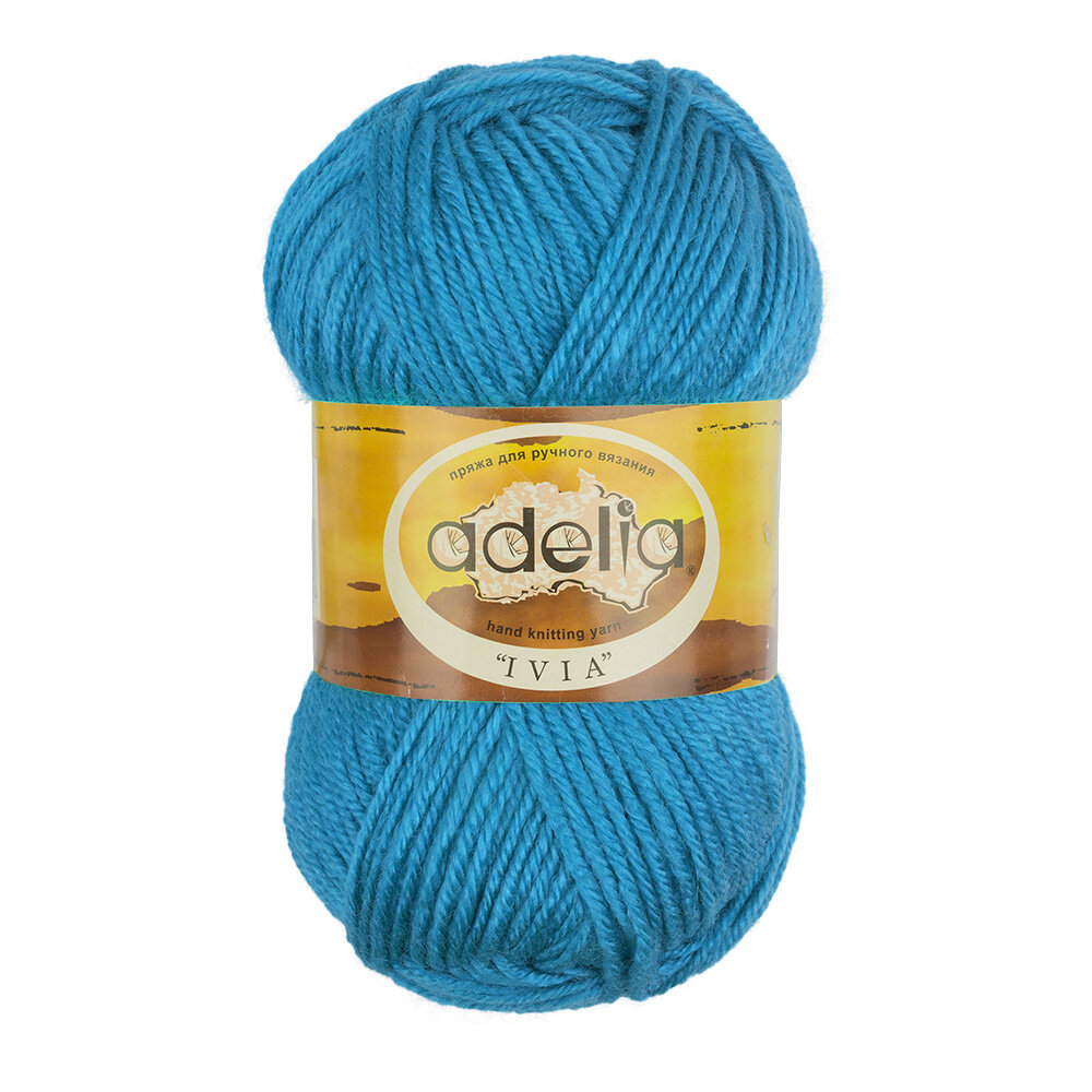 Пряжа ADELIA "IVIA" 100% акрил 62.5 г 150 м №061 яр. голубой