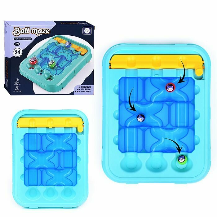 Игра настольная Ural Toys "Закати Шарик", спортивная, от 3 лет