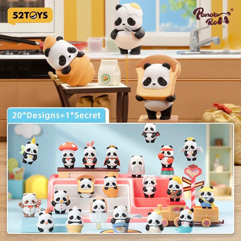 52TOYS Mystery Box Panda Roll мини фигурки 10pcs