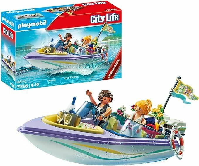 Конструктор Playmobil City Life - Промо-набор Медовый месяц, романтическое путешествие на корабле - Плеймобиль 71366