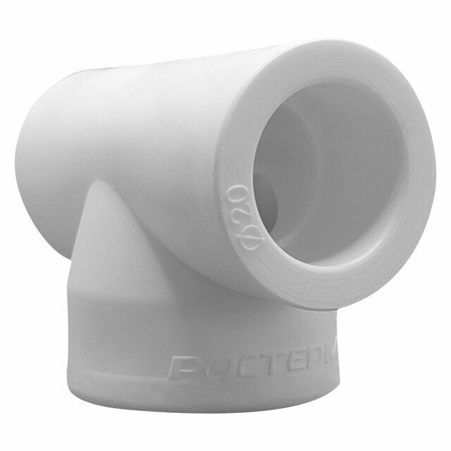 Ростерм тройник переходный PPR d20х25х20 для труб водоснабжения, соединение для монтажа
