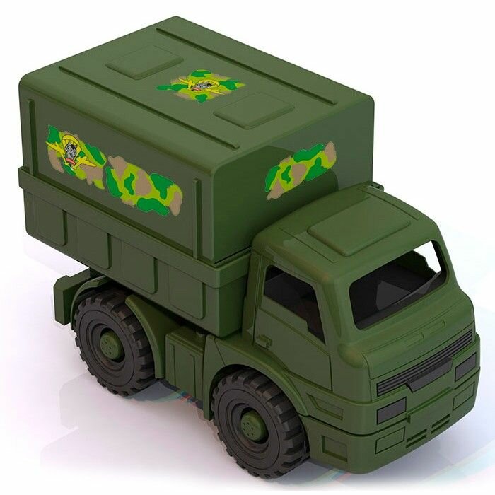 Автомобиль Норд Армейский фургон, камуфляжная окраска, пластик, сетка, 238