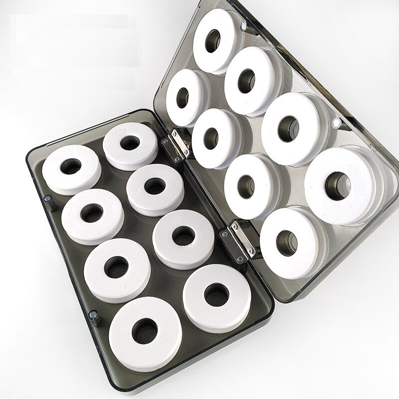 Мотовило дисковое EVA 16 шт. в коробке с магнитными замками/ Поводочница для рыбалки