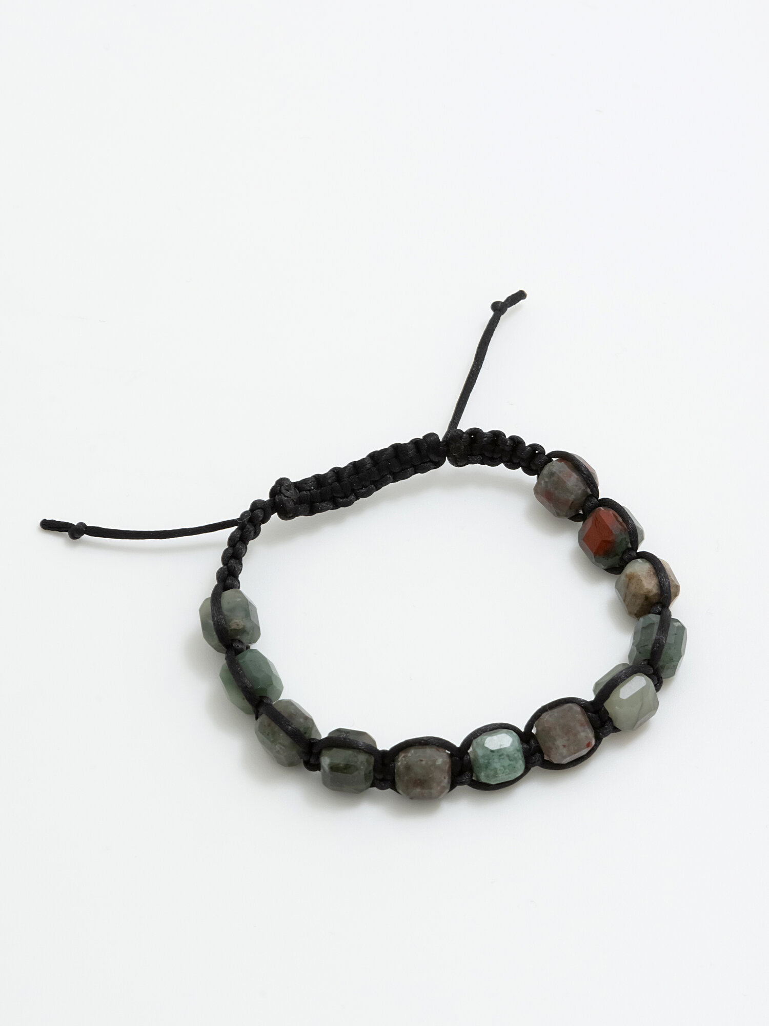 Плетеный браслет ЖемАрт, яшма