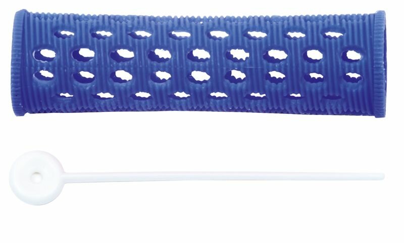 Бигуди для волос DEWAL Pro, d 20 мм, пластиковые, 12 штук, синие