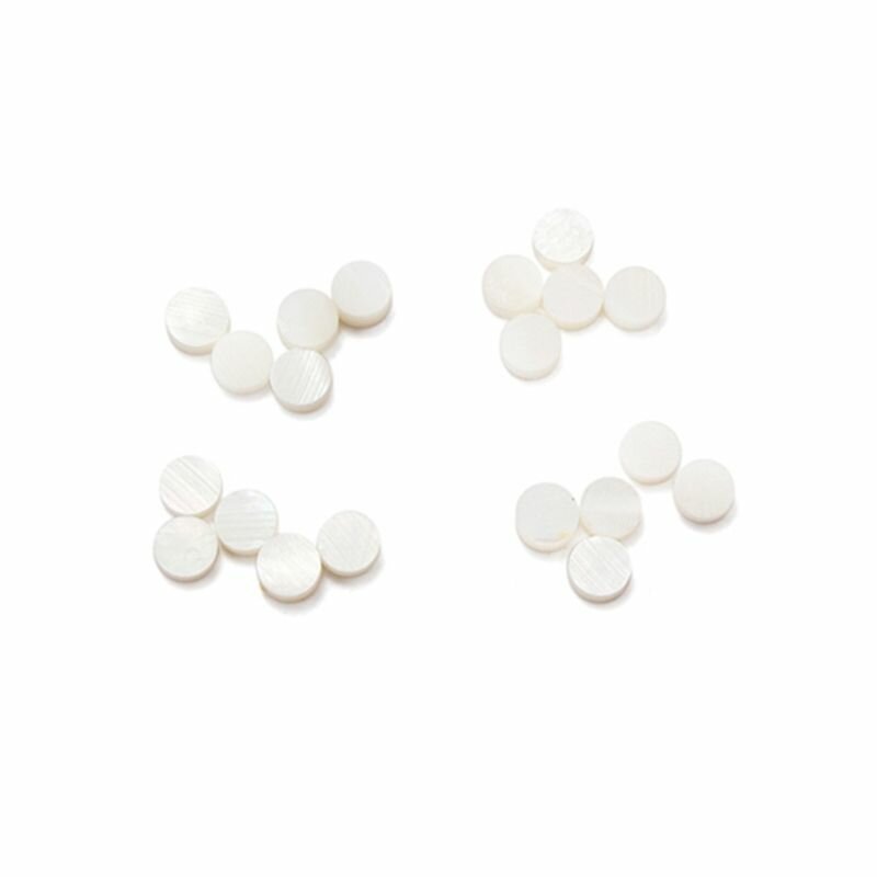 20 шт. гитарный гриф в горошек, корпус из морского ушка, маркеры на грифе, инкрустация для мандолины, бас-гитары, банджо, гавайской гитары