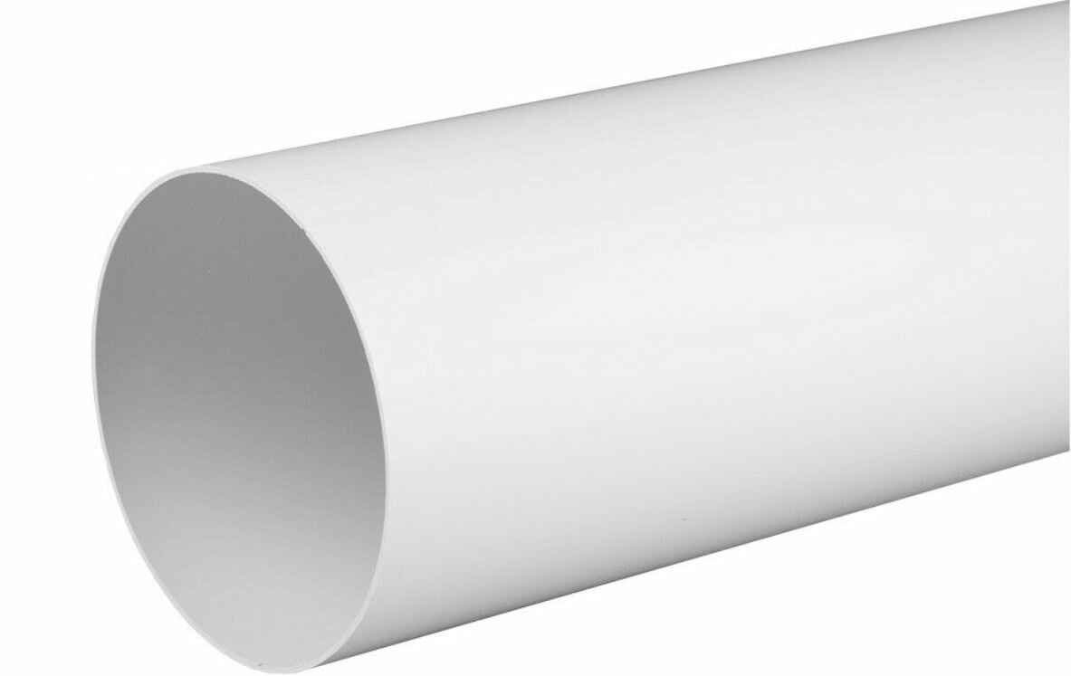 Воздуховод круглый пластиковый белый d160 х 2000 мм