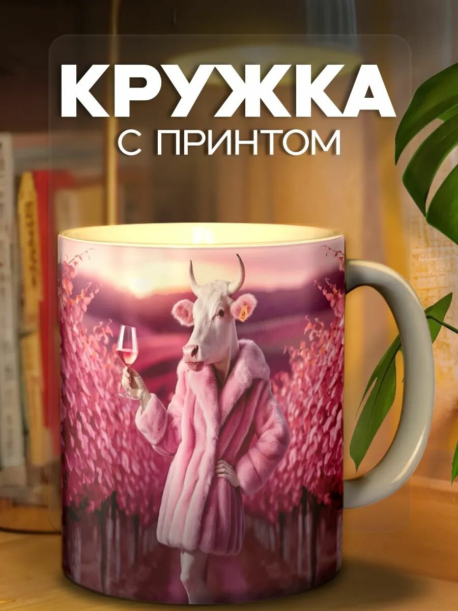 Кружка с принтом, с приколом