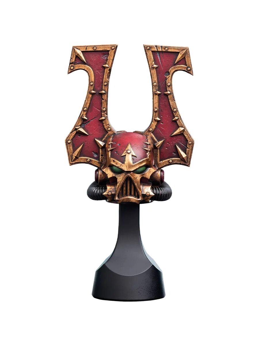 Коллекционная статуэтка Вархаммер 40к Шлем Берсерков Кхорна