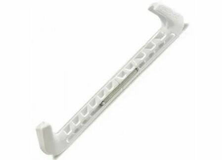 Чехлы для лезвий коньков MAD GUY составные на пружине, белые