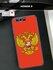Силиконовый чехол на Honor 9 / Хонор 9 с принтом "Герб России полотно"