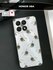 Чехол на Honor X8A / Хонор X8A с принтом "Паттерн цветы сепия"