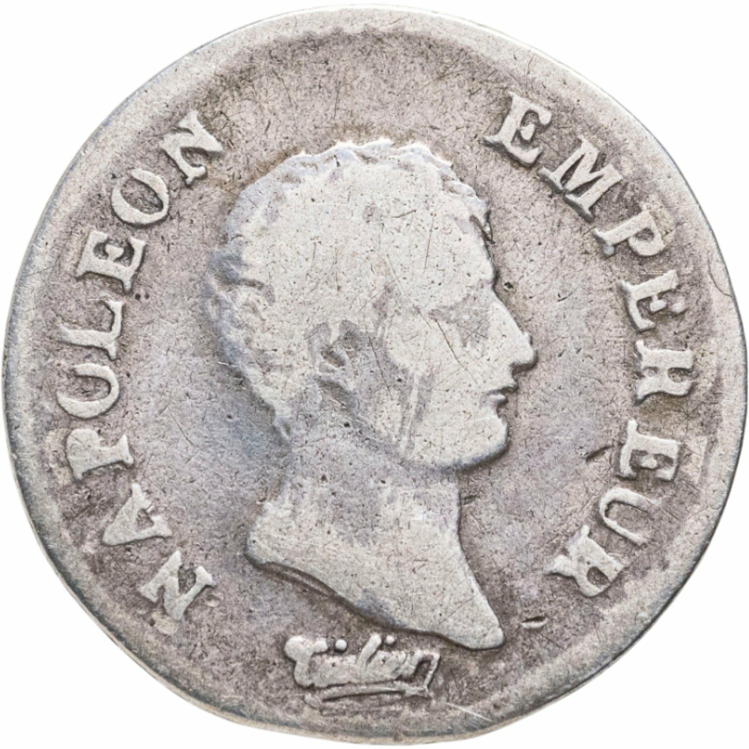 Франция 1/4 франка franc 1803, Серебро 900, в сохранности VF