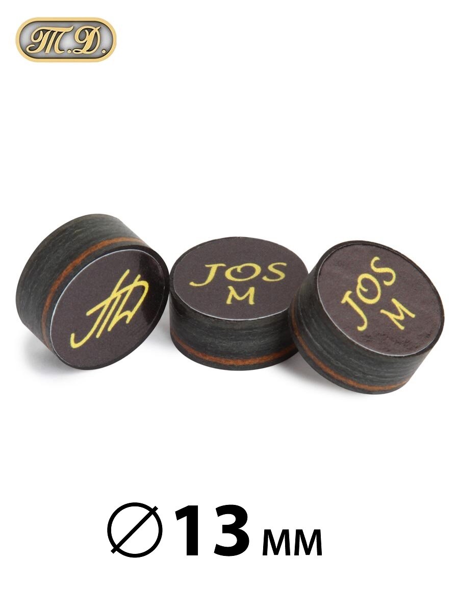 Наклейка для кия Д. Терзяна JOS 13мм Medium, многослойная, 1шт.