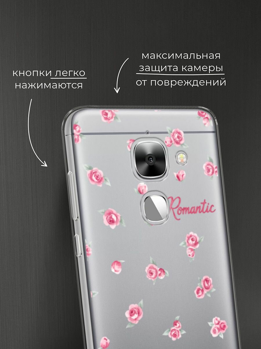 Чехол на LeEco Le 2/2 pro / Лееко Ле 2/2 про с принтом "Romantic 2", прозрачный — фото 1