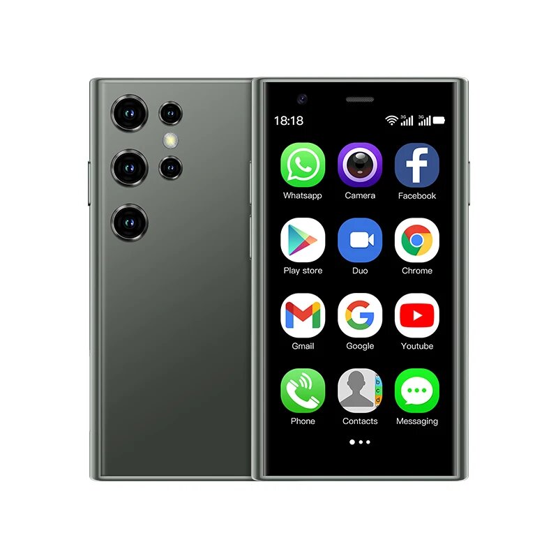 SERVO S23 Новый 2023 супер мини смартфон WCDMA 3,0 дюймовый экран 2 SIM-карты Android OS GPRS две камеры Wi-Fi точка доступа Type-C Резервное копирование