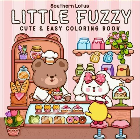 Раскраска антистресс для взрослых и подростков Coco Wyo -LITTLE FUZZY 57