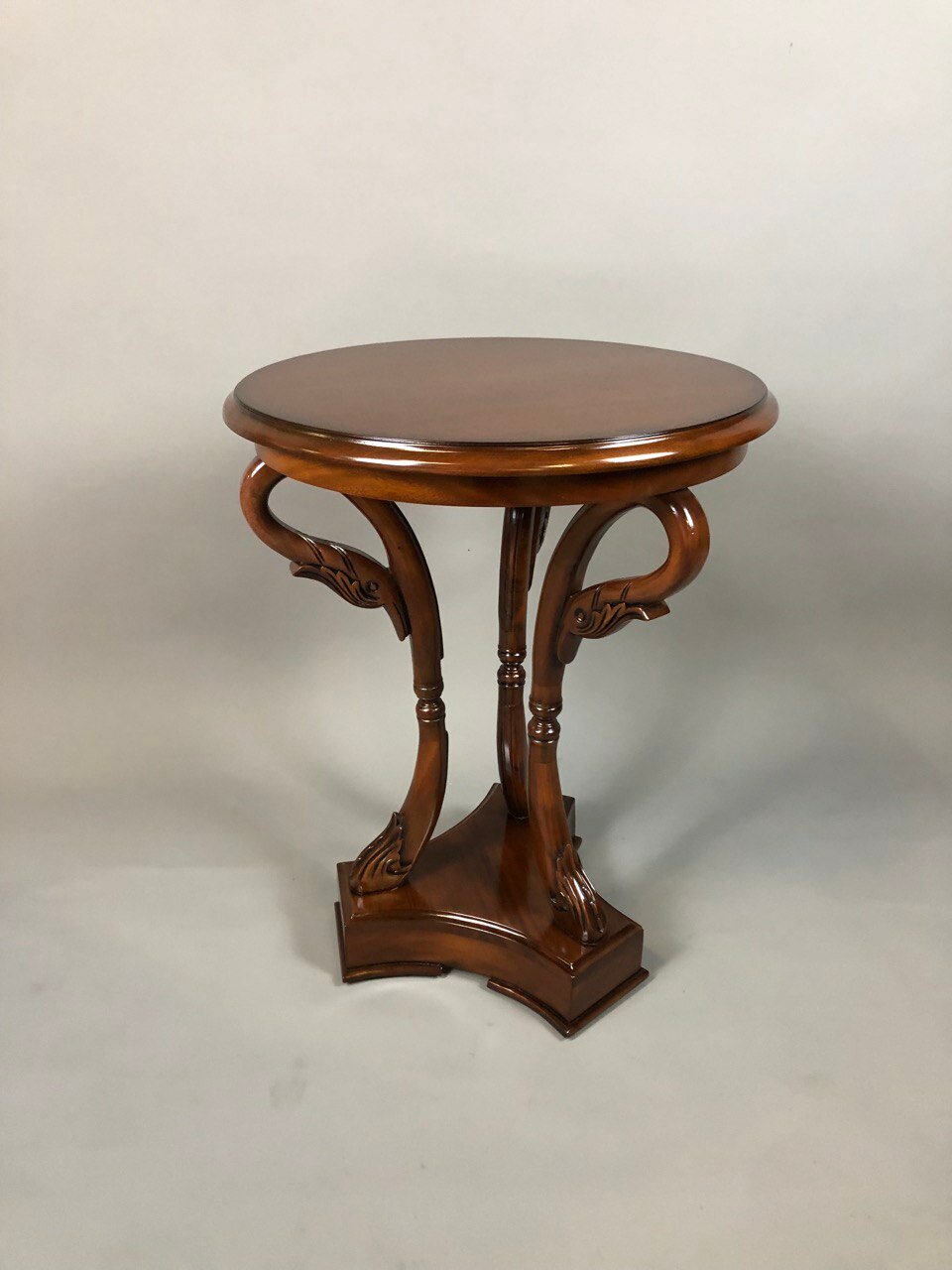 Стол чайный DOMKORLEONE красное дерево (mahogany wood), цвет орех CMH (темно-коричневый)