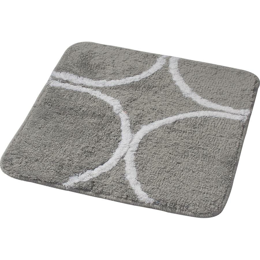 Коврик для ванной комнаты Ridder Circle 55х50 736807 цвет Серый