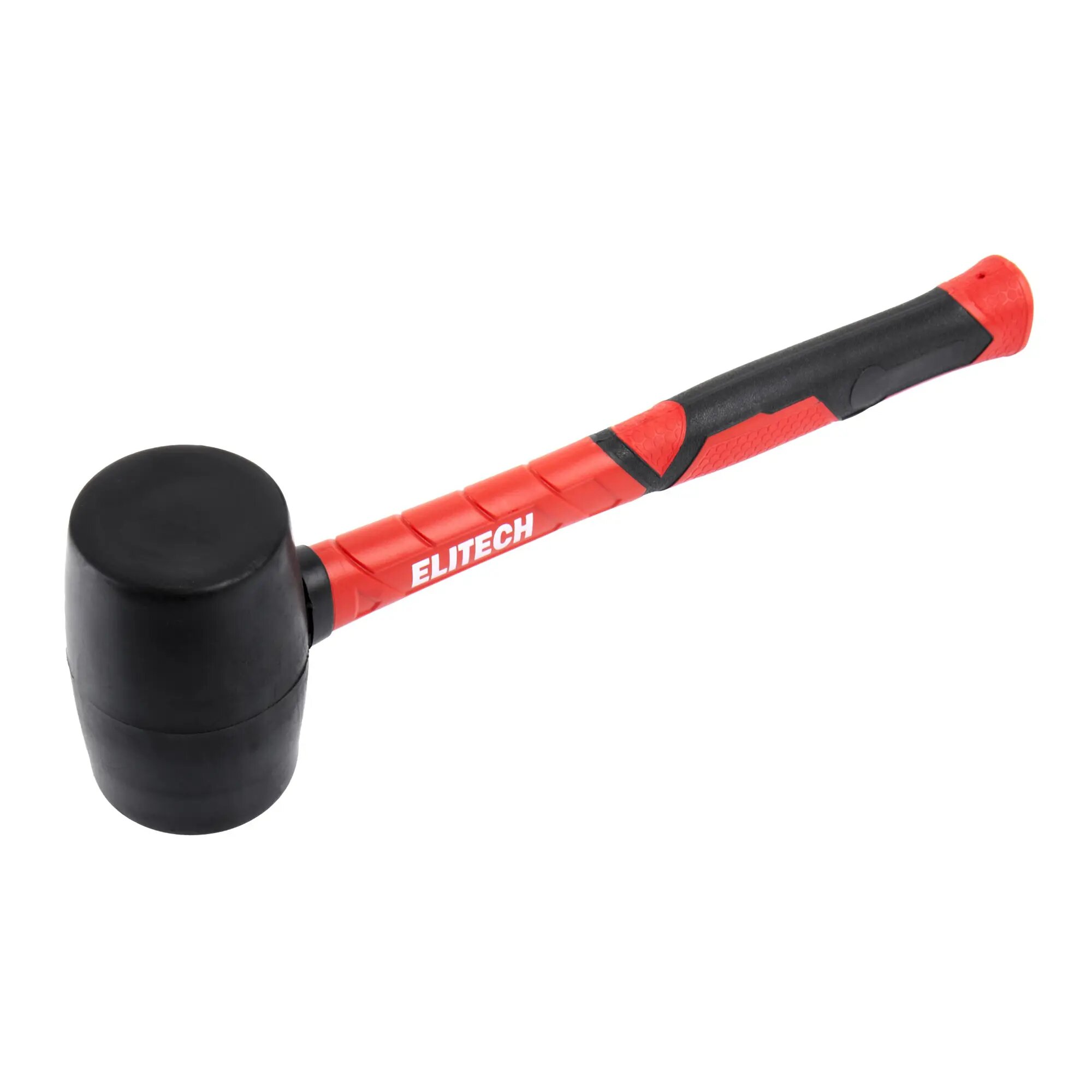 Elitech киянка резиновая черная 450 г 620101 для бытовых столярных работ дома