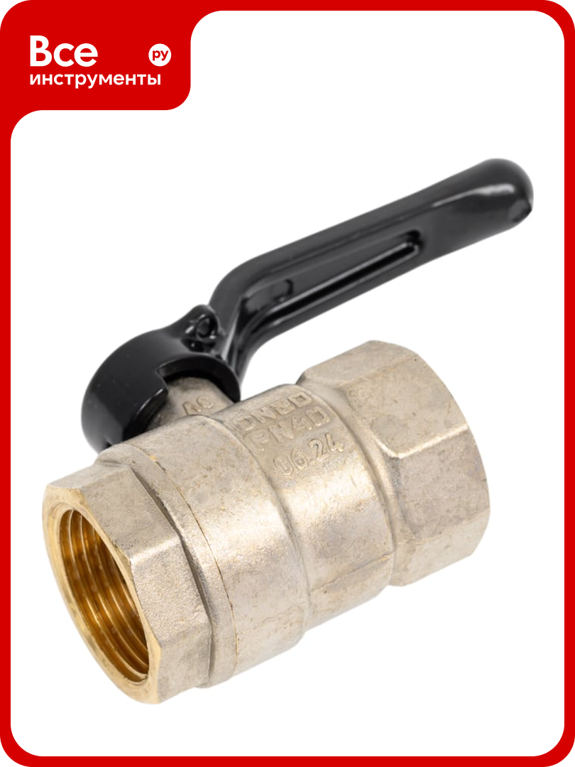 Кран шаровой Rvc 20 3/4" гг ручка 17390, Холодного и горячего водоснабжения, отопления