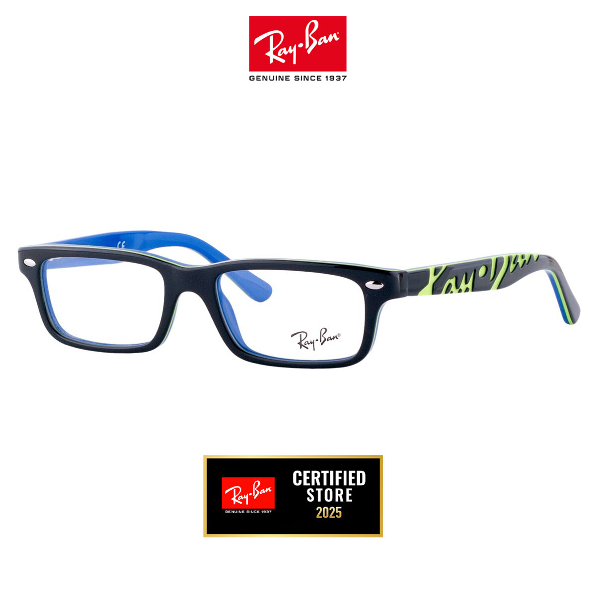 Ray-Ban 1535 3600 size 48mm детские очки для зрения оправа для очков