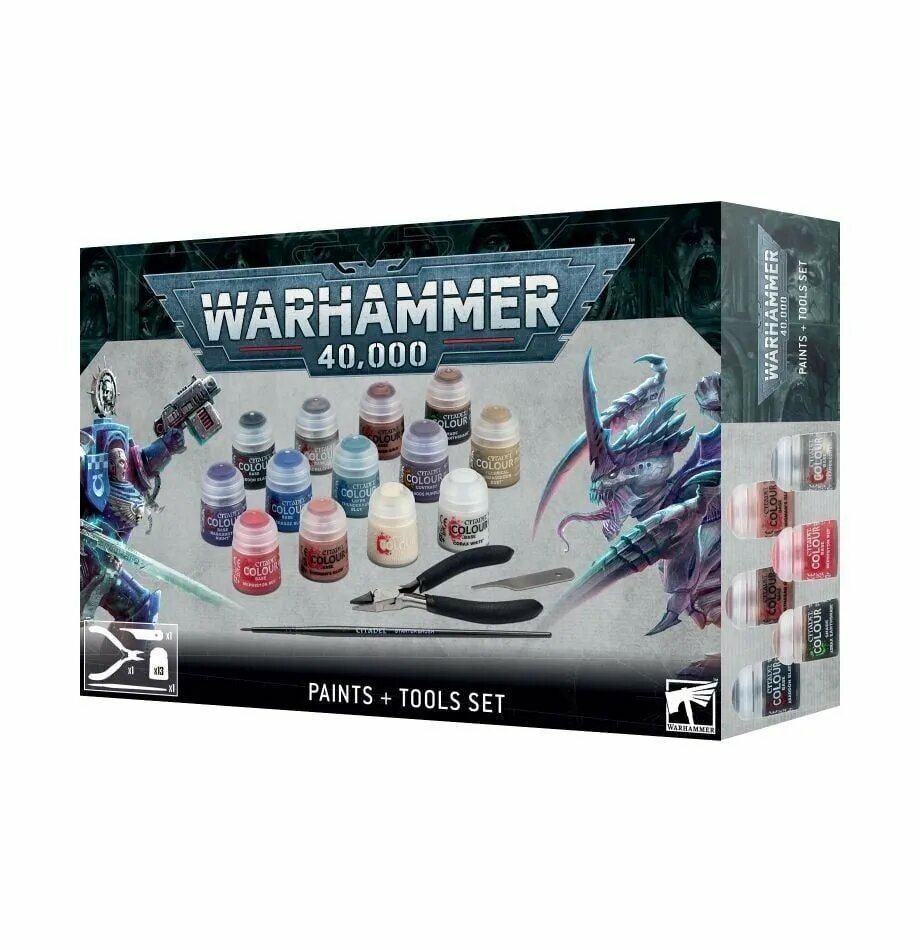 Warhammer 40000 Пробный набор красок для Warhammer 40k Tyrant Zerg